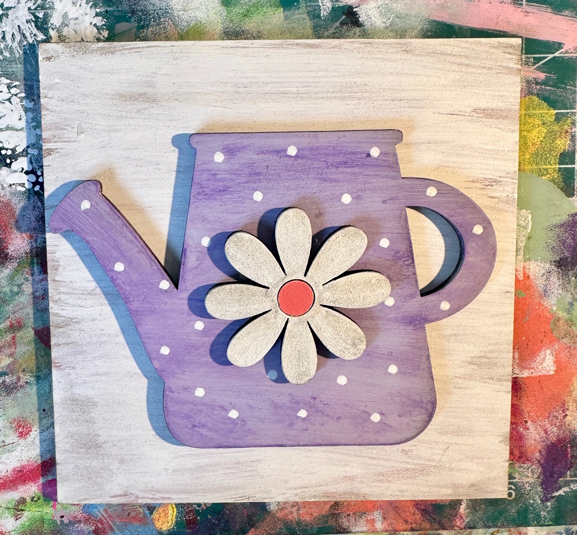 Tile - watering can – Detroit Dingo Design
