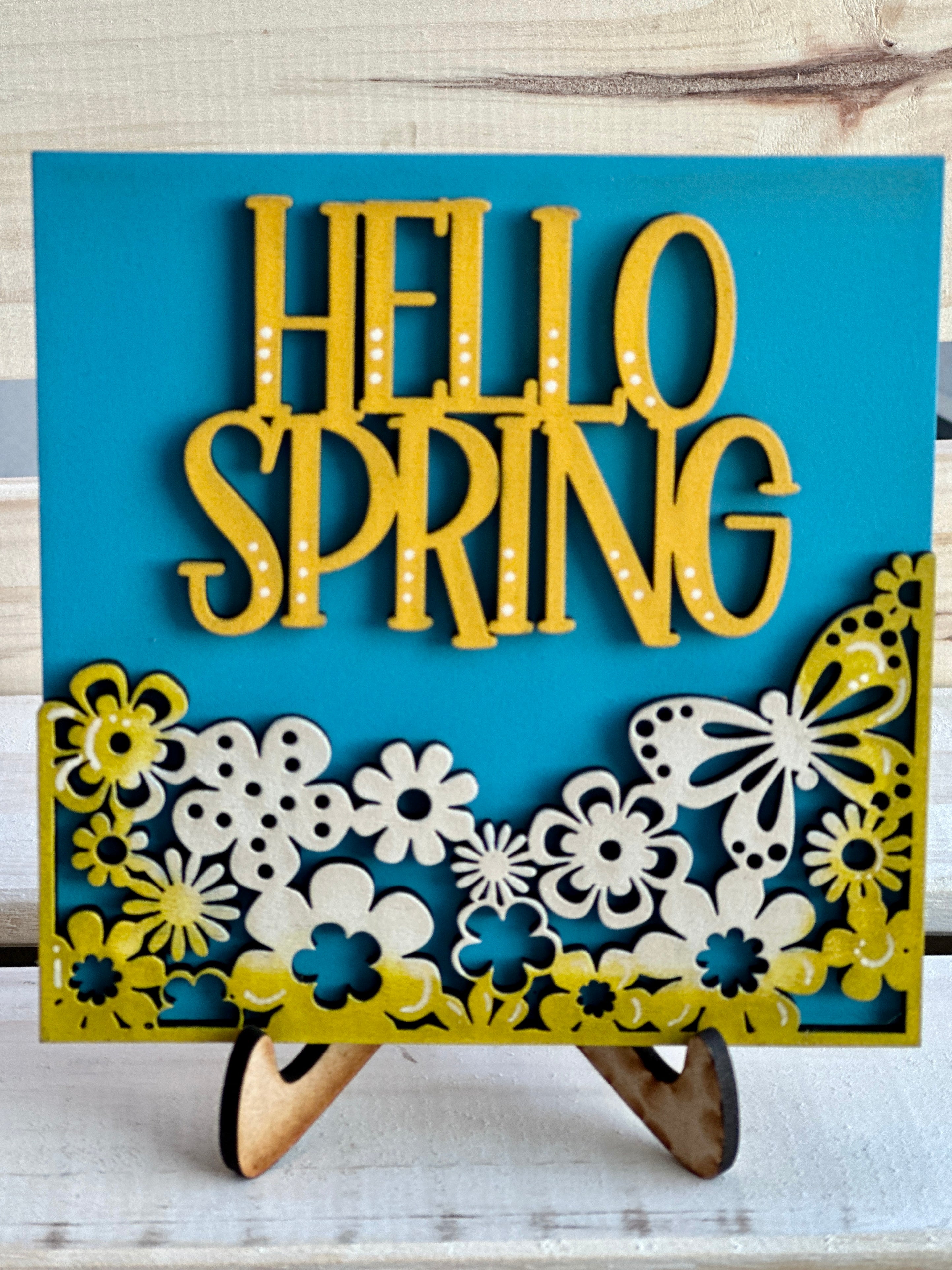 Tile - Hello Spring – Detroit Dingo Design