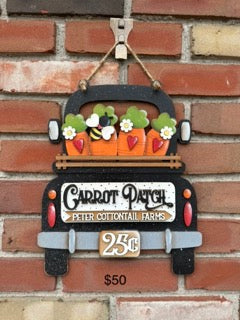 Carrot patch interchangeable truck insert – Detroit Dingo Design