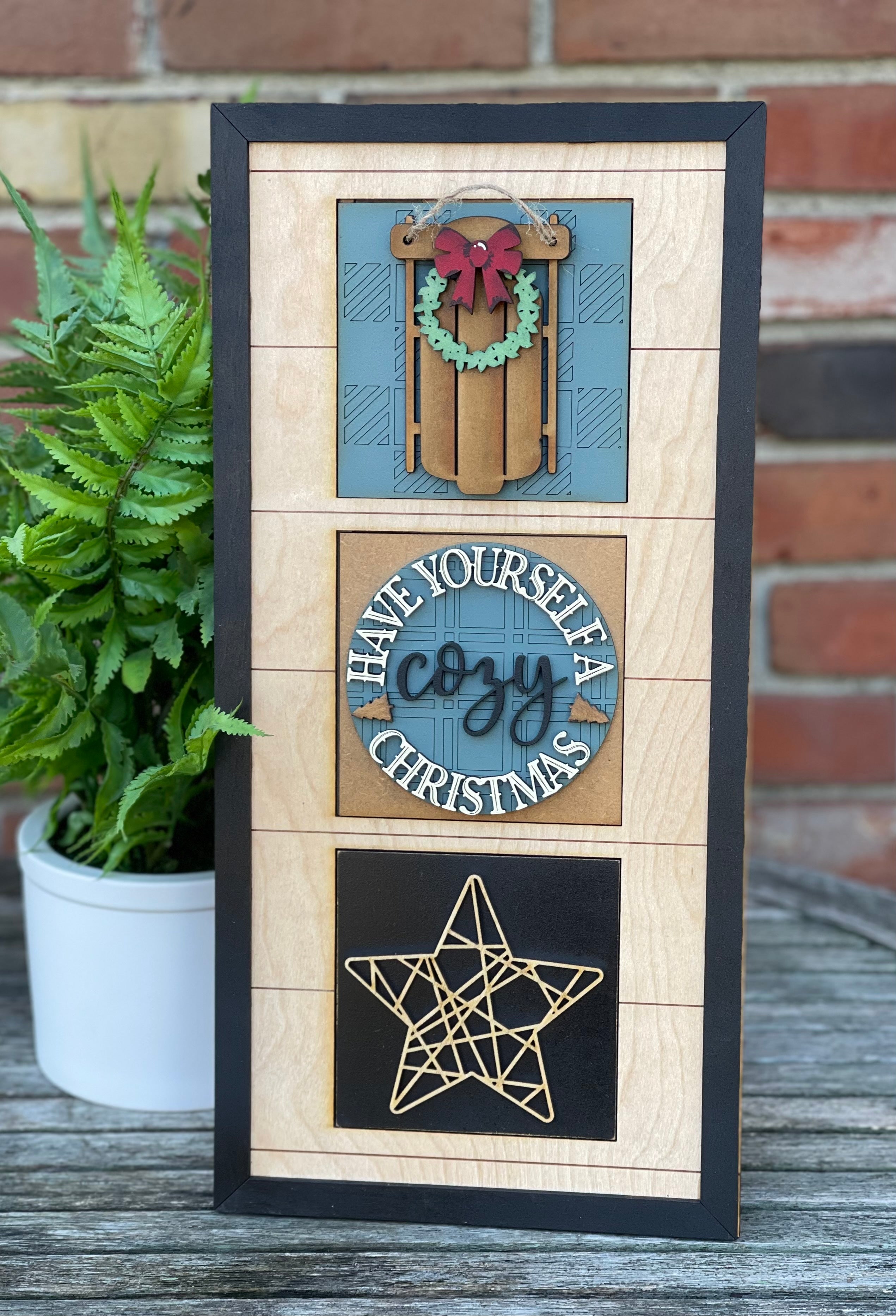 Tile Sled, Cozy Christmas, or Star – Detroit Dingo Design